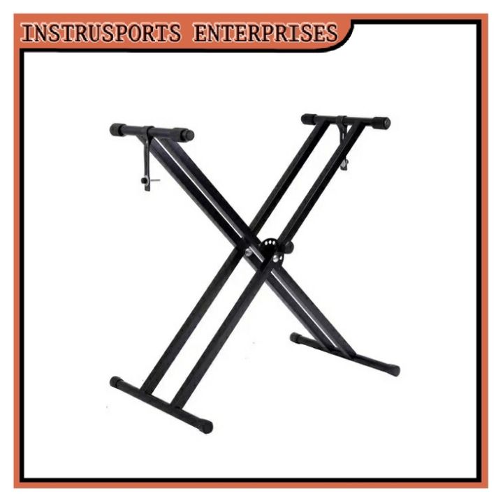 Double X-Type Electronic Piano Keyboard Stand Metal Stand Bracket ...