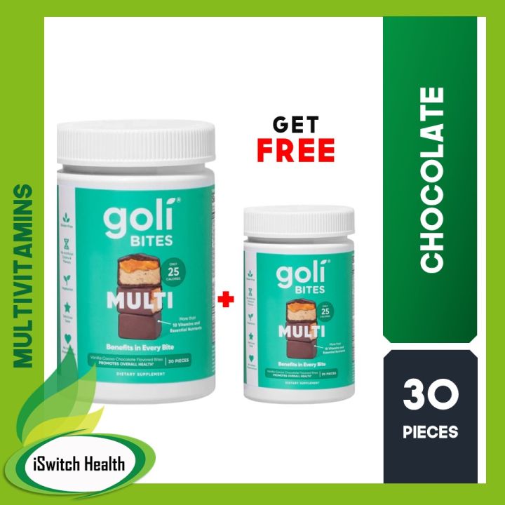BUY 1 TAKE 1: Goli Nutrition Multi Bites - Promotes Overall Health - 30 ...
