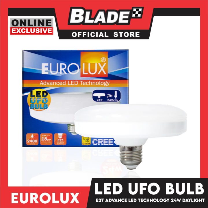 Eurolux LED UFO Bulb 6500k 2400 lumens 24W (Daylight) | Lazada PH