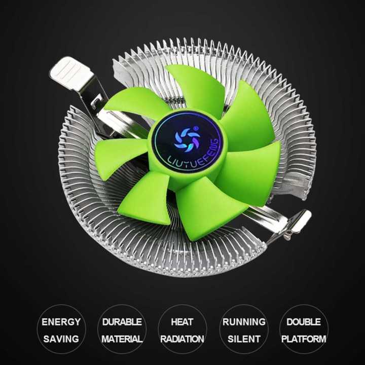 CPU Cooler Pin 1800RPM Quiet PC Radiator Cooling Fan For I | Lazada PH