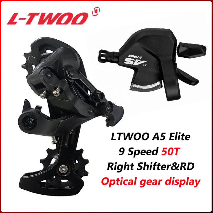 LTWOO A5 9 Speed Elite Version Rear Derailleur and Right Shifter For MTB Mountain Bike ...