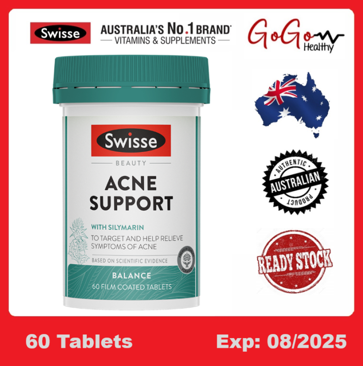 Swisse Beauty Acne Support 60 Tablets | Lazada