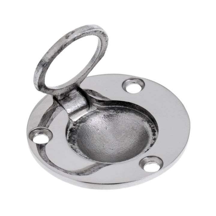 【Premium Quality】 Boat Marine Stainless Flush Fitting Lift Ring Hatch W ...