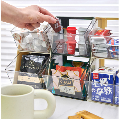 Minimalist Coffee Capsule Storage Box Acrylic Tea Bag Organizer Rack ...