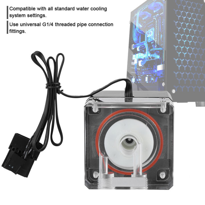 Water Cooling Pump 800L/H PC Water Cooling Integrated Mute Support PWM ...
