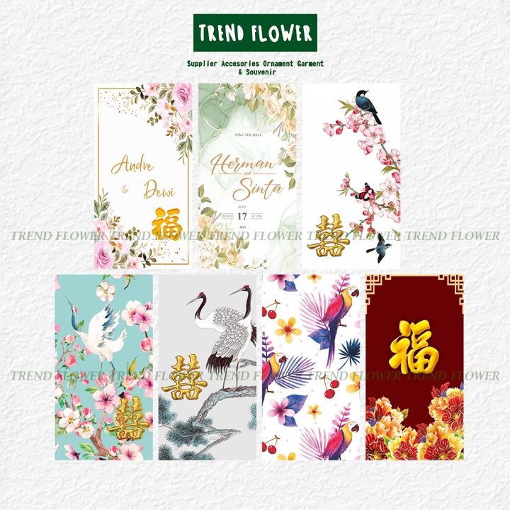 ANGPAU AMPLOP DESIGN CUSTOM amplop pernikahan lamaran wedding | Lazada ...