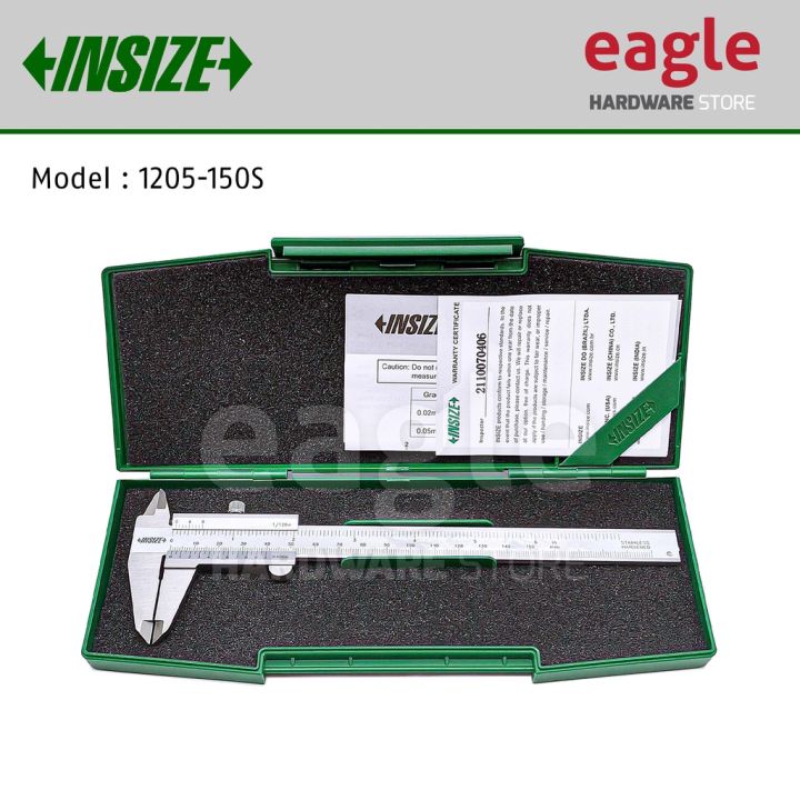 Insize 1205-150S 150mm ( 6" ) Vernier Caliper | Lazada