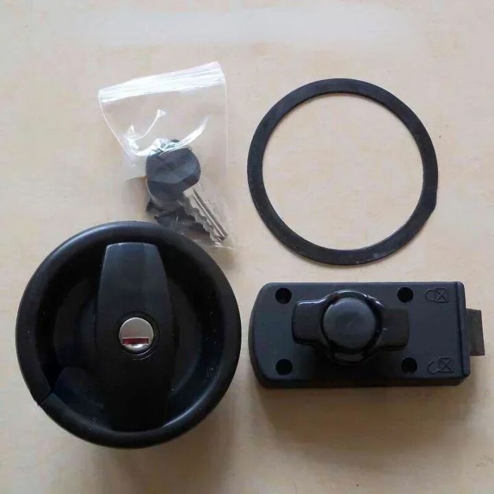 goug RV toilet bathroom renovation accessories circular door lock Door ...