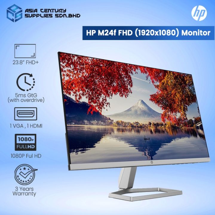 HP M24f 23.8-inch IPS LED Backlit Monitor (2E2Y4AA) | Lazada