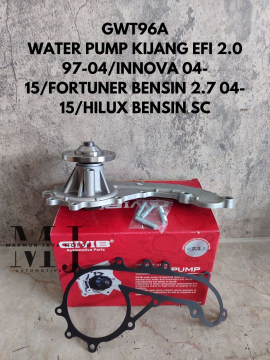 WATER PUMP INNOVA INOVA BENSIN KIJANG 7K EFI 2.0 FORTUNER HILUX BENSIN GWT-96A | Lazada Indonesia
