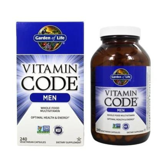 Garden of Life Vitamin Code Multivitamin for Men, 240 Capsules | Lazada PH