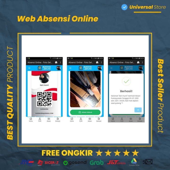 Source Code Web Absensi Online Deteksi Lokasi Verifikasi Foto Selfie
