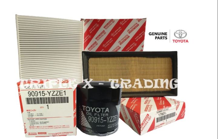 COMBO TOYOTA Oil Filter for Toyota Vios Gen3 Gen4 (2014,2015,2016,2017 ...