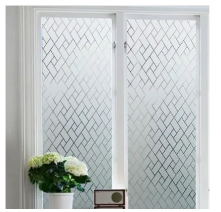 CAG Frosted Opaque Glass Window Film For Window Privacy Adhesive Glass ...