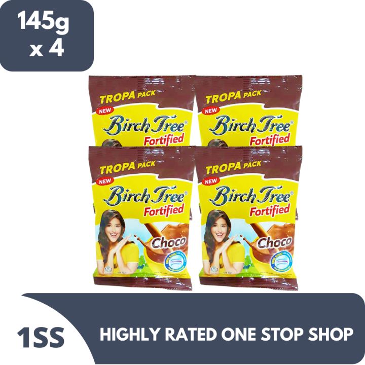 Birch Tree Fortified Choco 145g x 4 | Lazada PH