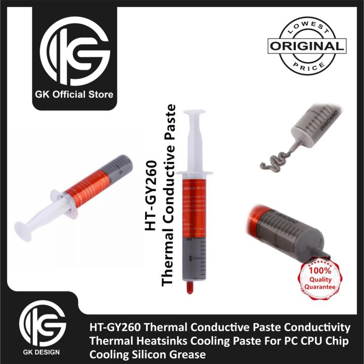 COD HT-GY260 Thermal Conductive Paste Conductivity Thermal Heatsinks ...