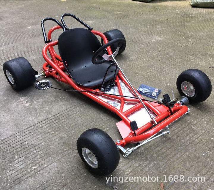 Modified Four-Wheel Go-Kart 168CC Kart Full Frame Assembly with Brake ...