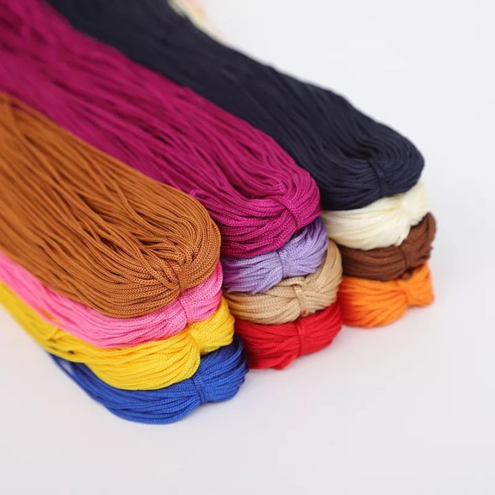 100% Nylon Fancy Yarn/POLYPROPYLENE Cord for Hand Knitting Weaving/3mm ...