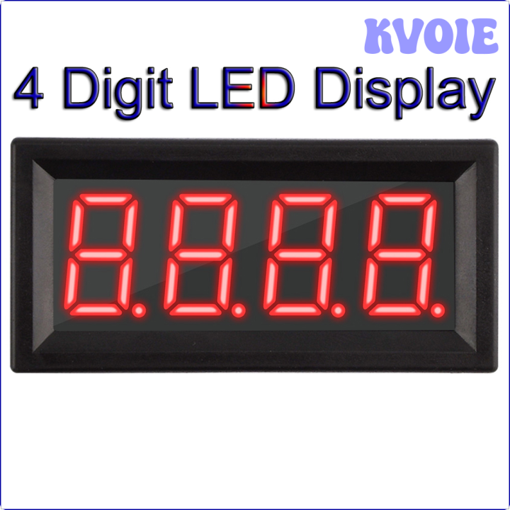 Kvoie 4 Digit 7 Segment Led Display Module Rs485 056 Led Display Ascii Modbus Display Panel Plc