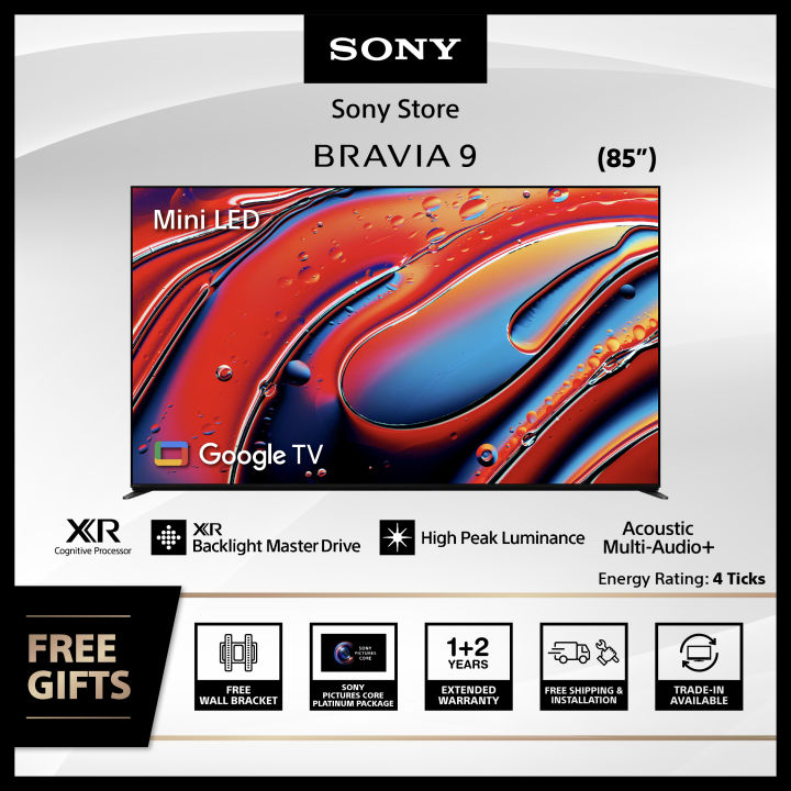 Sony BRAVIA 9 | 85 inch | 85XR90 | 4K Mini LED TV | 3 Years Warranty | Lazada Singapore