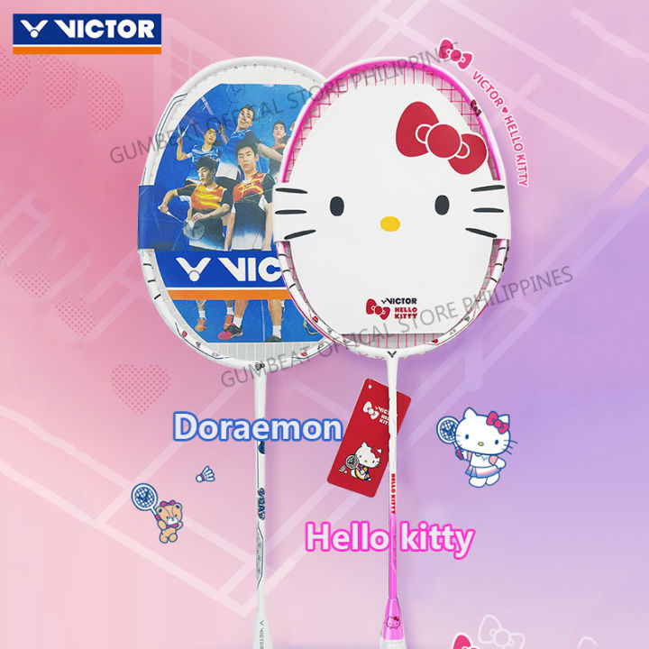 Victor Hellokitty Badminton Racket KT Hello Kitty Adult and Children ...