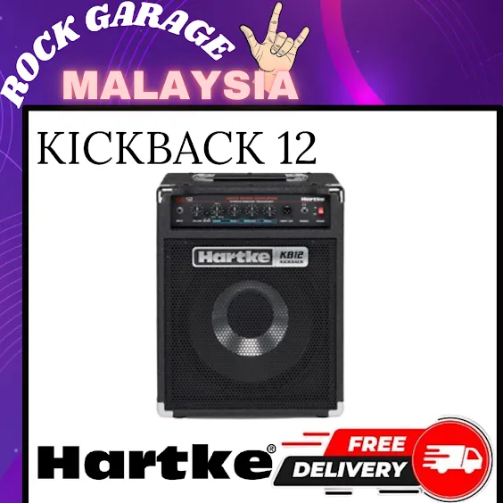 Hartke Kickback 12 - KB12, 500 Watt Bass Combo Amplifier (KB-12/Kickback12) | Lazada