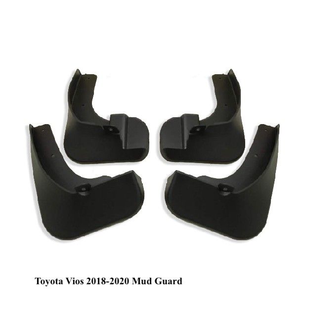 Toyota Vios 2018-2024 with Screw Mud Guard / Mudguard / Mud Flaps ...