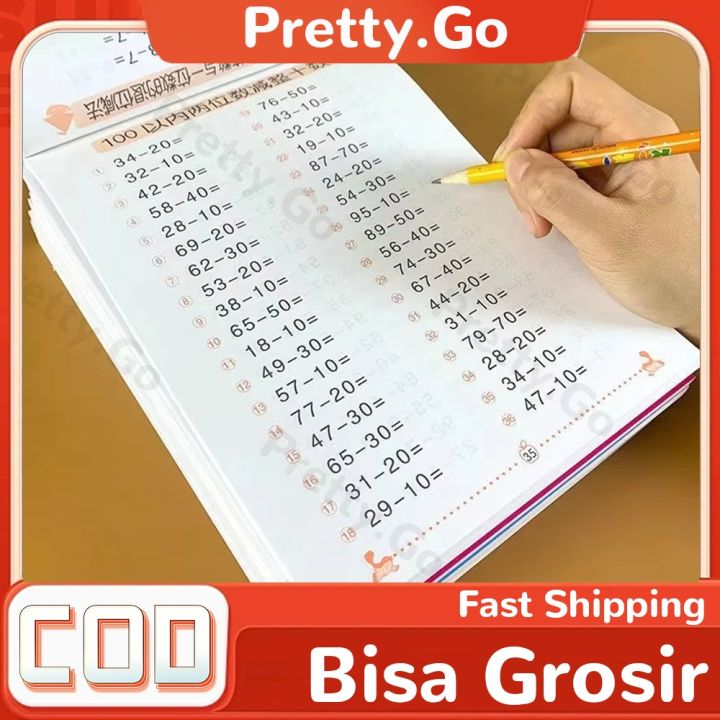 Soal latihan Penjumlahan Dan Pengurangan Buku Kerja Matematika Anak (10 ...