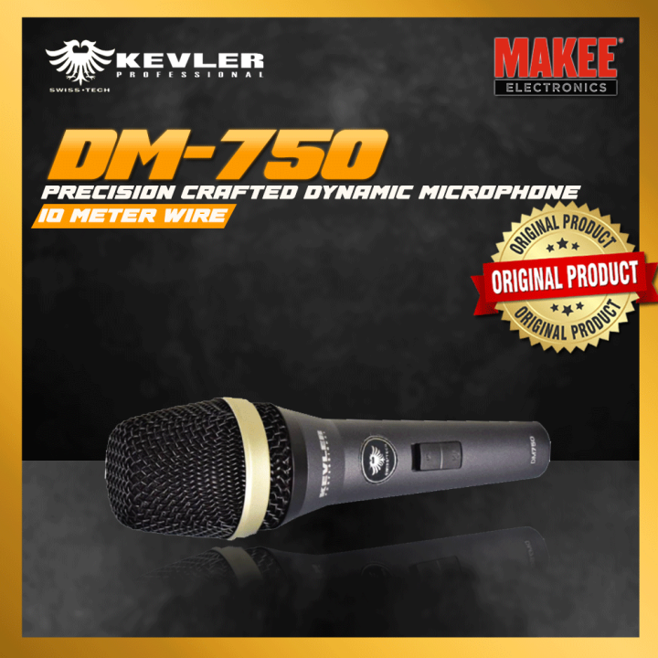 Kevler DM-750 Supercardioid Precision Crafted Dynamic Microphone ...