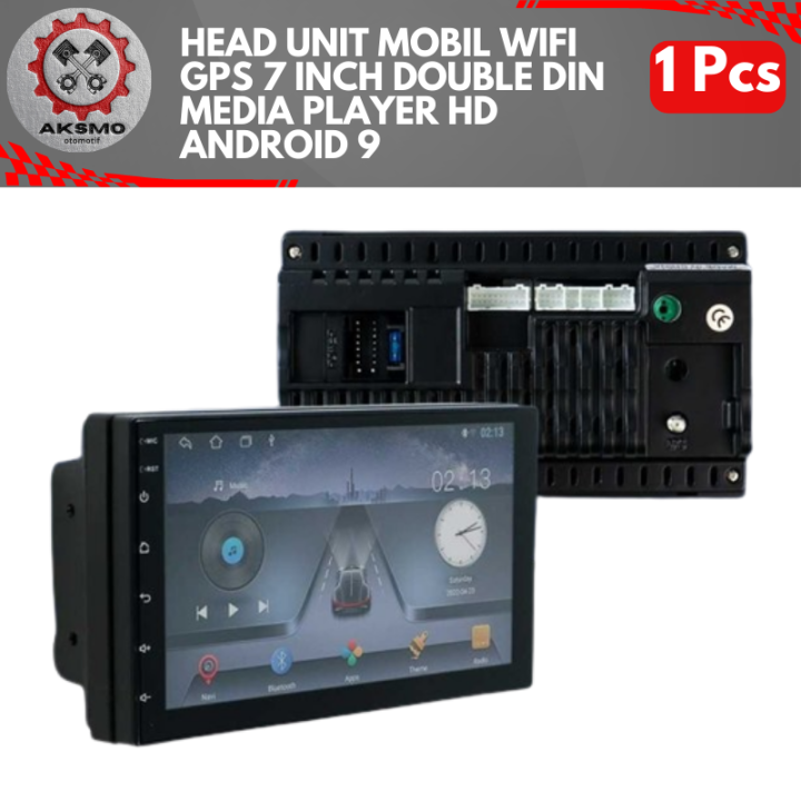 Head Unit Mobil Double Din Media Player HD WIFI GPS Android 9 Inch | Lazada Indonesia