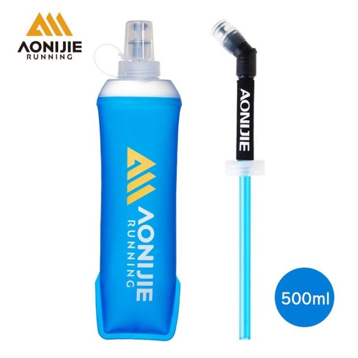 AONIJIE SD71 ขวดน้ำนิ่ม ไร้สาร BPA ขนาด 500 มล. พกพาง่าย สําหรับวิ่ง ...