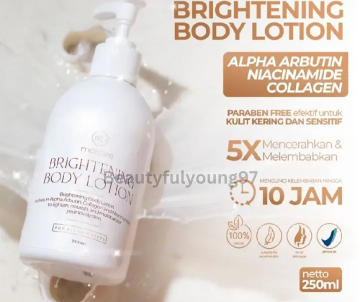 Moicare Body Lotion Whitening Niacinamide & collagen Pencerah | Lazada ...