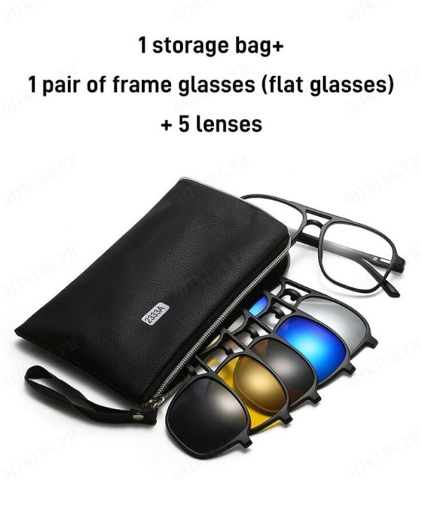 GIIKING Hot Selling Magnetic Absorption Polarizing Glasses Deformable ...