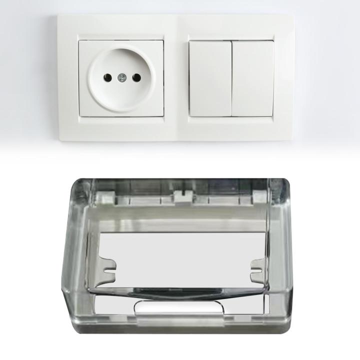 Fityle Wall Socket Plate Panel Switch Box Cover Protector, Electrical ...