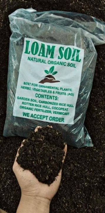 Loam Soil Natural Organic Soil (7-8 kilos per pack) | Lazada PH