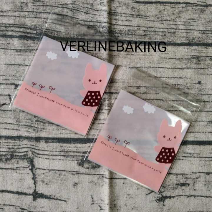 100 PCS PLASTIK KEMASAN KUE PLASTIK PIE PLASTIK PIE SUSU KEMASAN ...