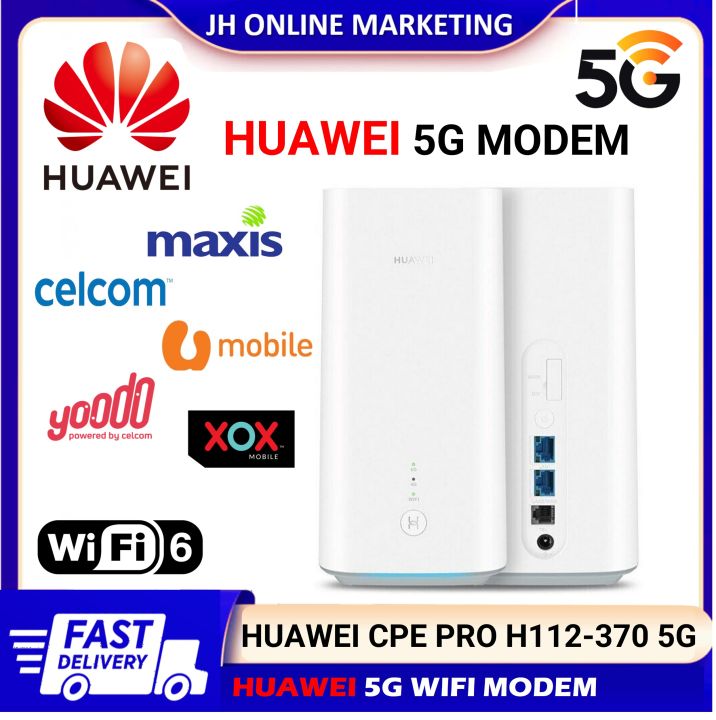 ZYXEL NR5103E 5G EE LOGO / HUAWEI CPE PRO H112-370 & CPE POR 2 H122-373 5G WI-FI 6 HIGH SPEED ...