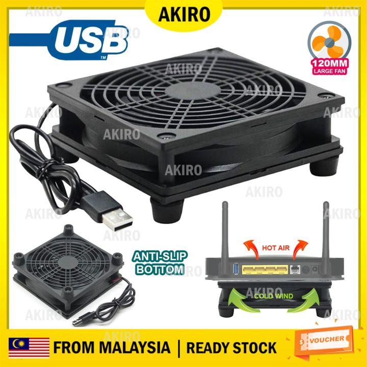 AKIRO Malaysia Wifi Fan Wifi Stand Wifi Cooling Fan Silent 120mm ...