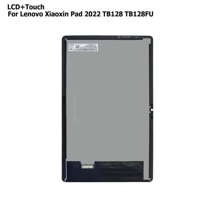 หน้าจอ LCD สำหรับ M10แท็บ Lenovo บวกเจนเนอ TB128 TB125FU TB128FU ...