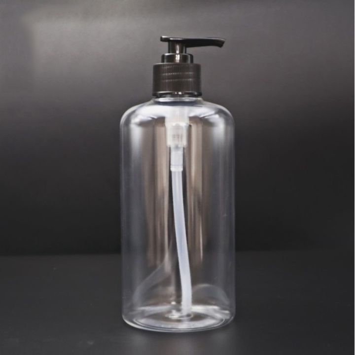 BDS - BOTOL 500ML BENING PUMP PUTIH HITAM / BOTOL PLASTIK 500ML PUMP WADAH ISI ULANG | Lazada ...