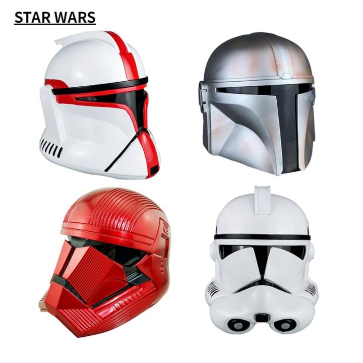9 The Mandalorian Helmet Storm White Soldier PVC Latex Mask Halloween ...