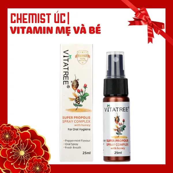 Xịt keo ong vitatree Úc 25ml | Lazada.vn