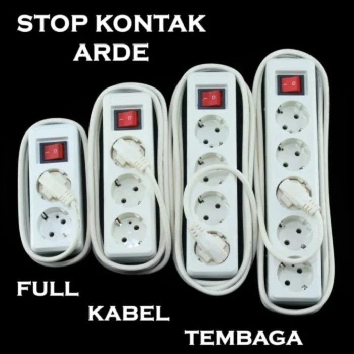 Stop kontak / Colokan listrik/ Terminal listrik SNI Berbagai Ukuran - L ...