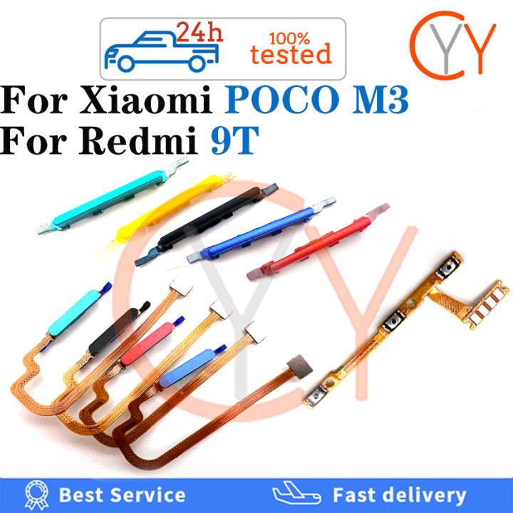 For Xiaomi Poco M3 / Redmi 9T Back Home Button Fingerprint Scanner ...