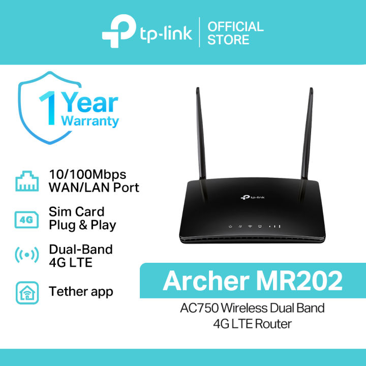 TP-Link Official Store | Archer MR202 AC750 | 150Mbps Openline 4G LTE ...