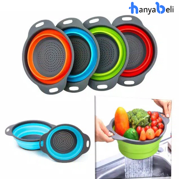 HanyaBeli Baskom Lipat Bulat Tempat Cuci Peniris Beras Buah Dan Sayur ...