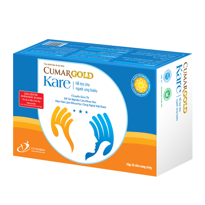 Viên uống Cumargold Kare chứa phức hệ Nano FGC chuyển giao đề tài Viện ...