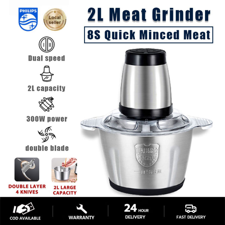 TRENDING Food Processor Meat Grinder Food Processor Heavy Duty Electric Food Processor Blender ...