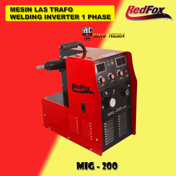 MESIN LAS TRAFO WELDING INVERTER 1 PHASE MIG-200 | Lazada Indonesia