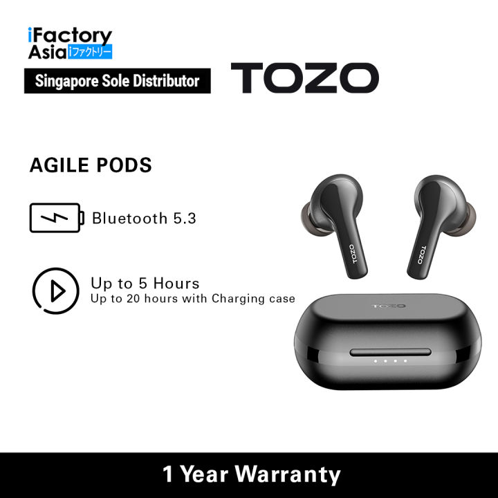 Tozo Agile Pods True Wireless Earbuds | Lazada Singapore